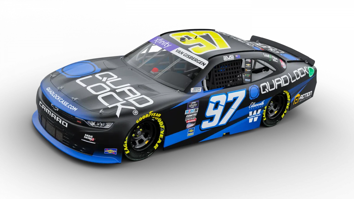Quad Lock Joins Shane van Gisbergen, No. 97 Xfinity Chevrolet ...