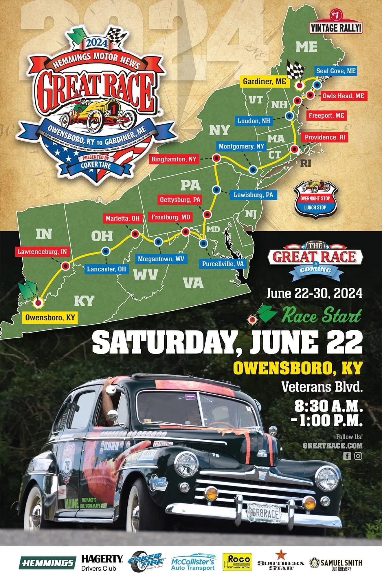 A Record Amount Of Cars Will Start The Great Race In Owensboro ...