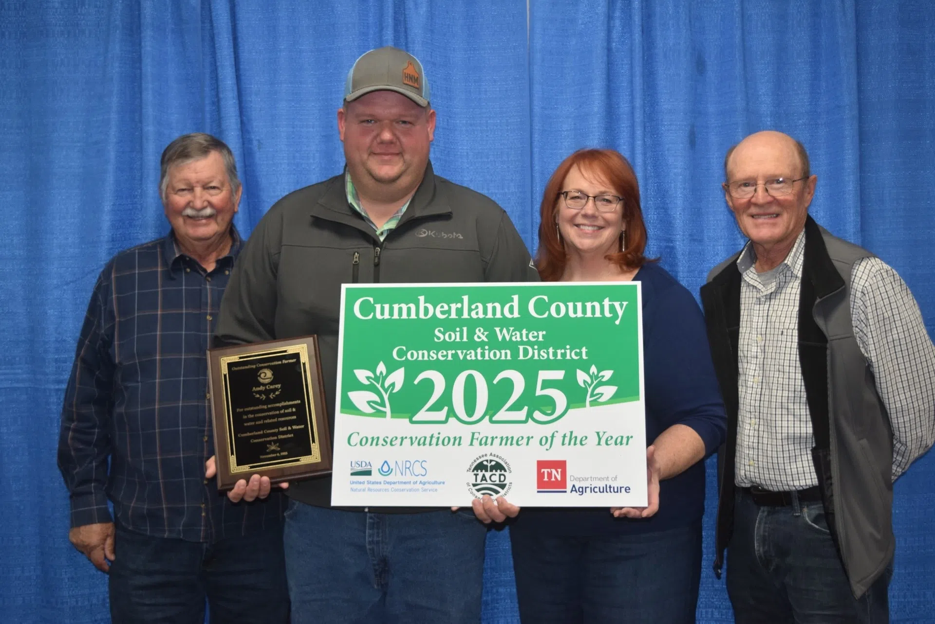Andy Carey Honored as 2025 Outstanding Conservation Farmer | WCSV 97.7 ...