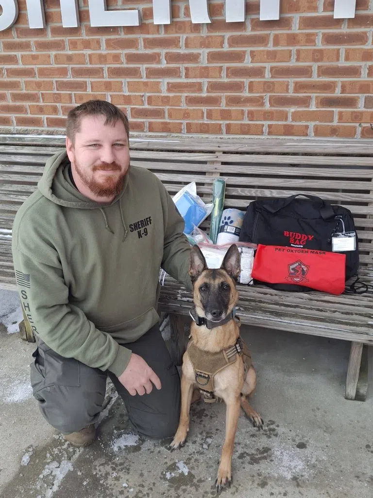 Fentress County K9 Roka Equipped with Lifesaving Medical Kit from ...