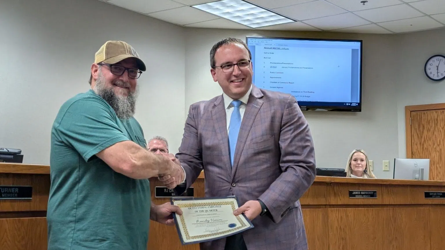 Crossville Street Department Employee Randy Hawn Honored as Employee of ...