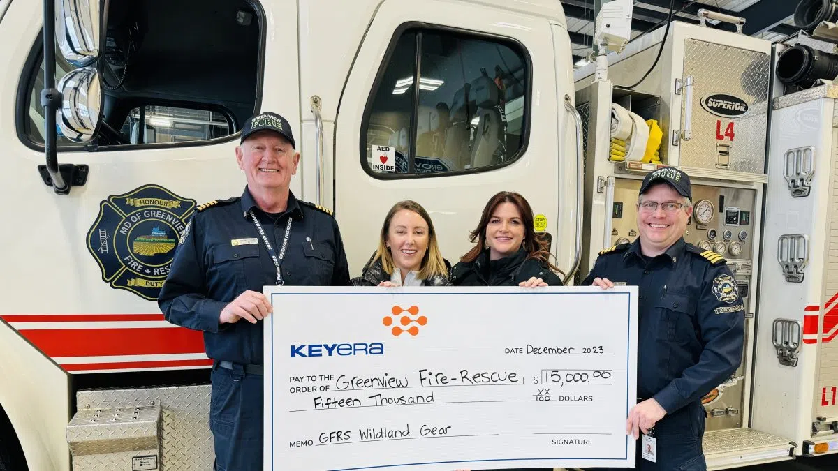 Greenview Fire-Rescue Services receives donation from Keyera Corp. for ...