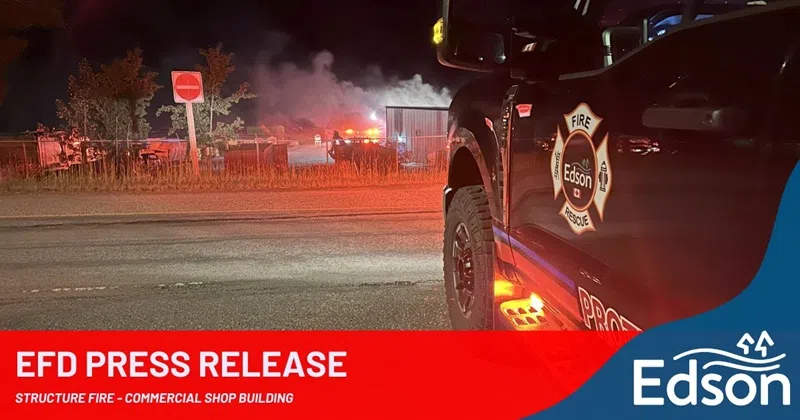 Weekend structure fire in Edson | XM 105