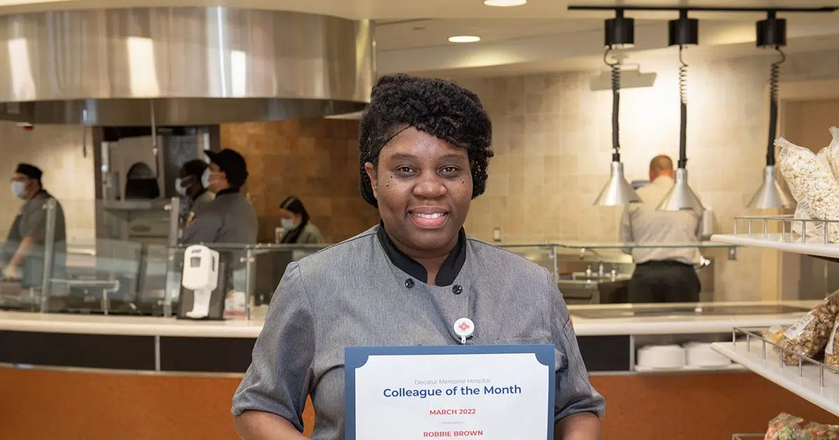 Brown named Decatur Memorial Hospital Colleague of the Month ...