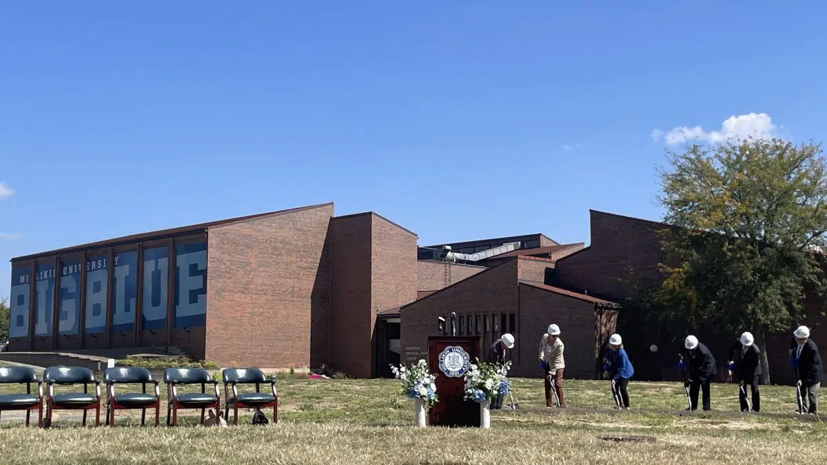 Millikin University hosts ceremonial groundbreaking for Rathje Athletic ...