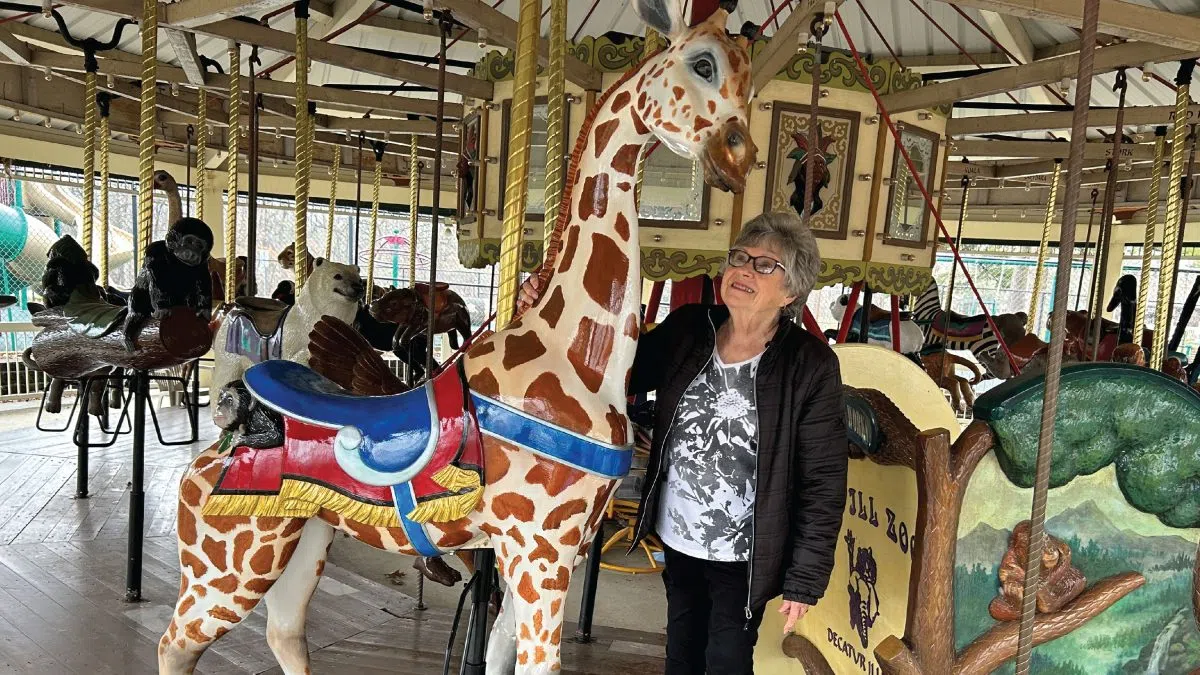Scovill Zoo installs new carousel animal in celebration of 100th ...