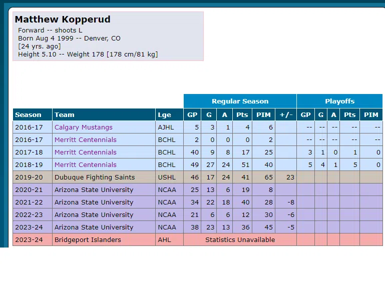 Merritt Centennial Alumni Watch: Matthew Kopperud signs with Bridgeport ...