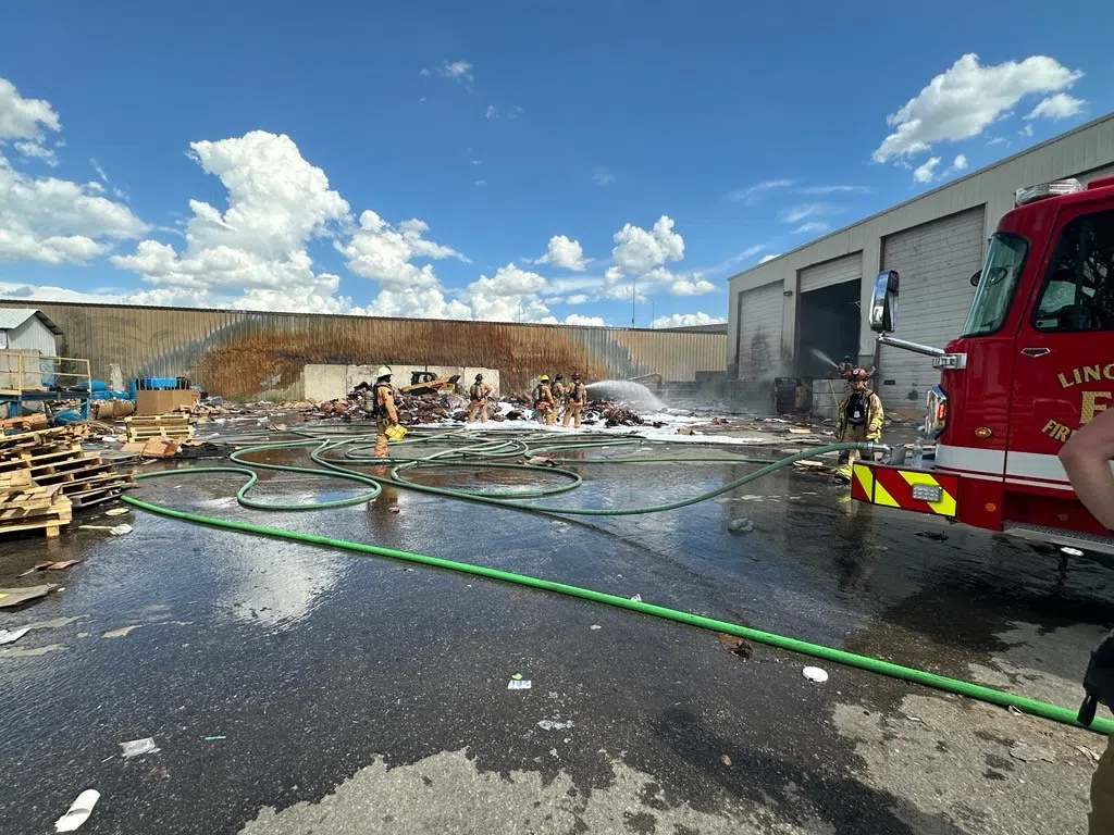 LFR Cardboard Fire 1 | KLIN - News/Talk 1400