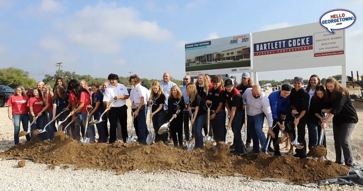 WATCH: Georgetown ISD Breaks Ground on New Future Ready Learning Center | Hello Georgetown