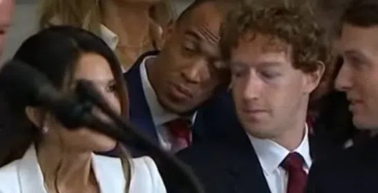 INAUGURATION STUFF: Was Mark Zuckerberg Caught Looking At Boobs ...