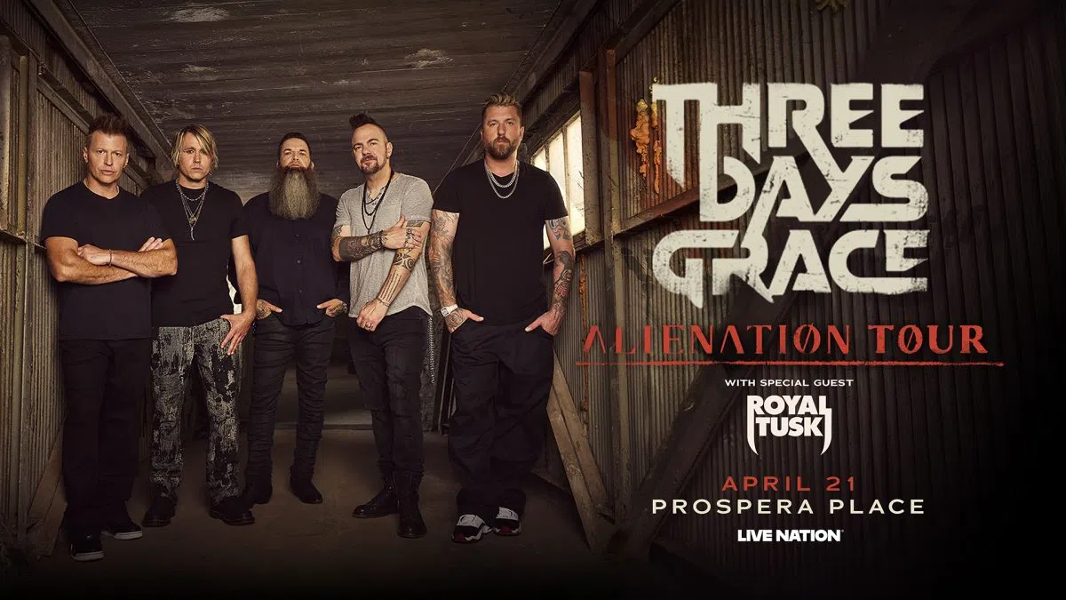 WIN TICKETS TO THREE DAYS GRACE | 104.7 The Lizard | The Rock of Kelowna