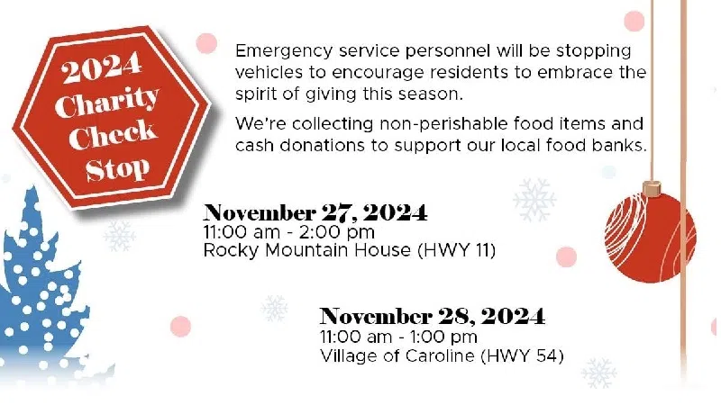 Charity Check Stop returns to West Country Nov. 27-28 | 94.5 Rewind Radio