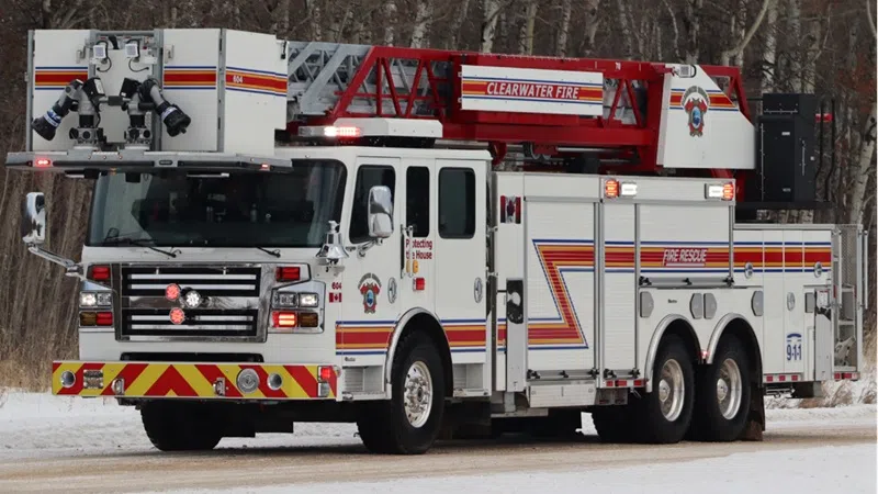 Clearwater County acquires ladder truck from Town of Rocky Mountain ...
