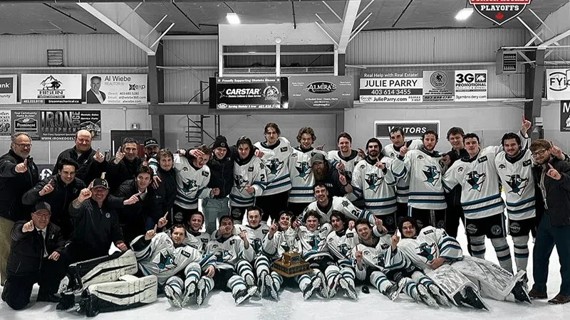 Sylvan Lake Wrangers 2025 HJHL Champions | 94.5 Rewind Radio