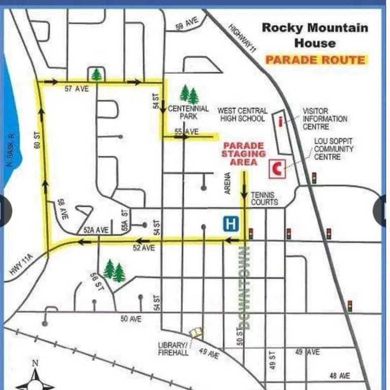 2025 Rocky Rodeo Parade route | 94.5 Rewind Radio