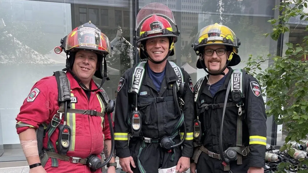 Bentley fire captain Stephen Lush participates in Firefighter ...