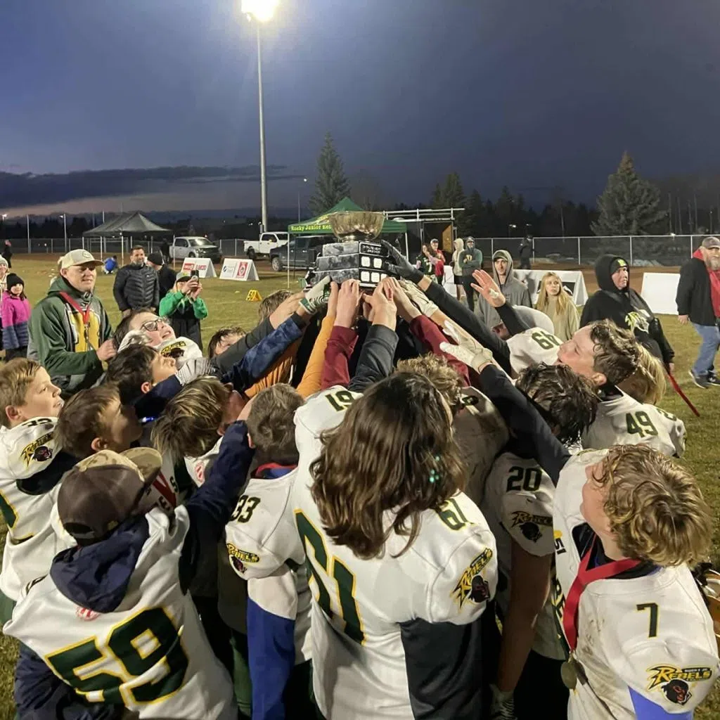 Rocky Jr. Rebels peewee football team wins league championship, will ...