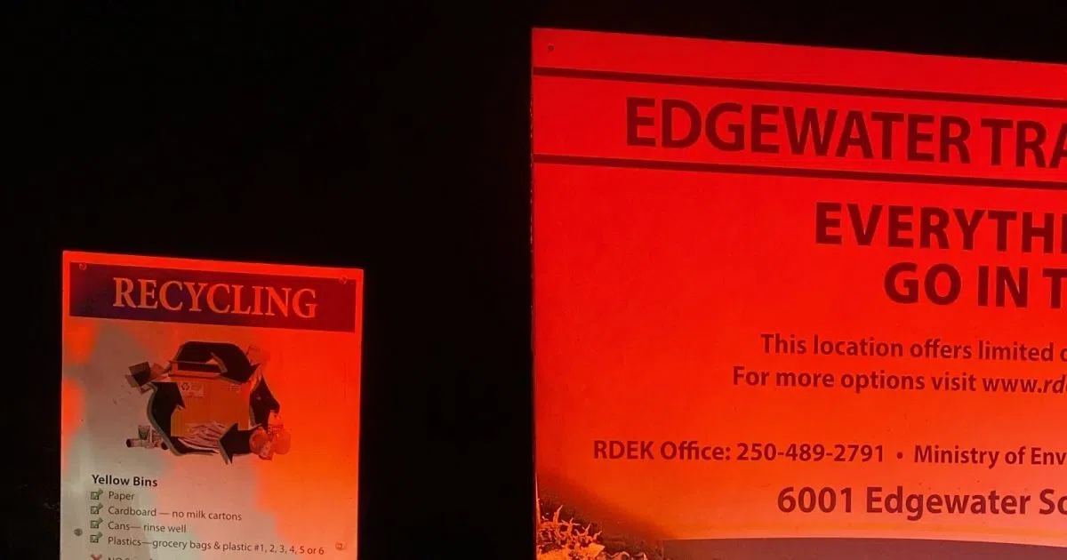 Edgewater Transfer Station fire prompts Columbia Valley RCMP Arson ...