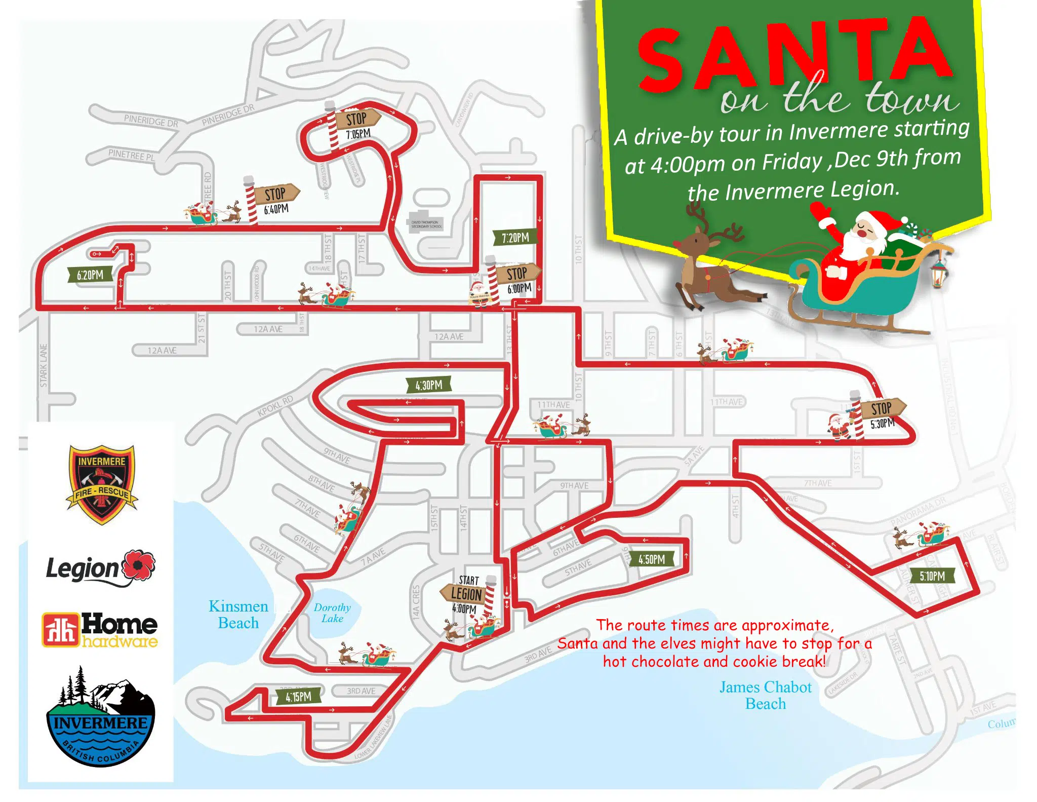 Santa Claus set to tour Invermere December 9 | 102.9 Rewind Radio ...