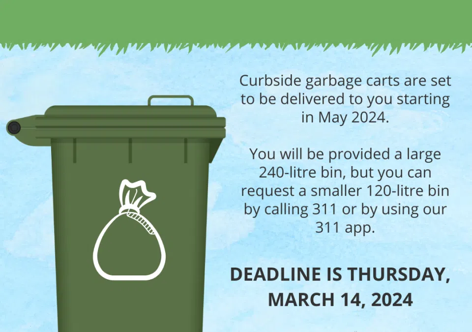 Curbside garbage collection carts to be delivered to Cranbrook ...