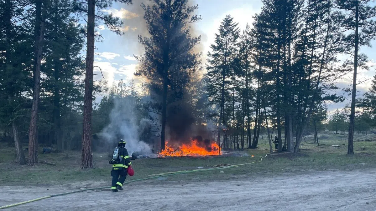Cranbrook firefighters quickly extinguish tent fire Wednesday evening ...
