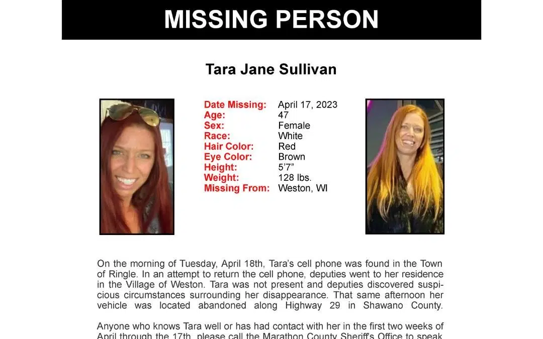 Marathon County Sheriff’s Department Continues Search for Missing Weston Woman | Timeless ...