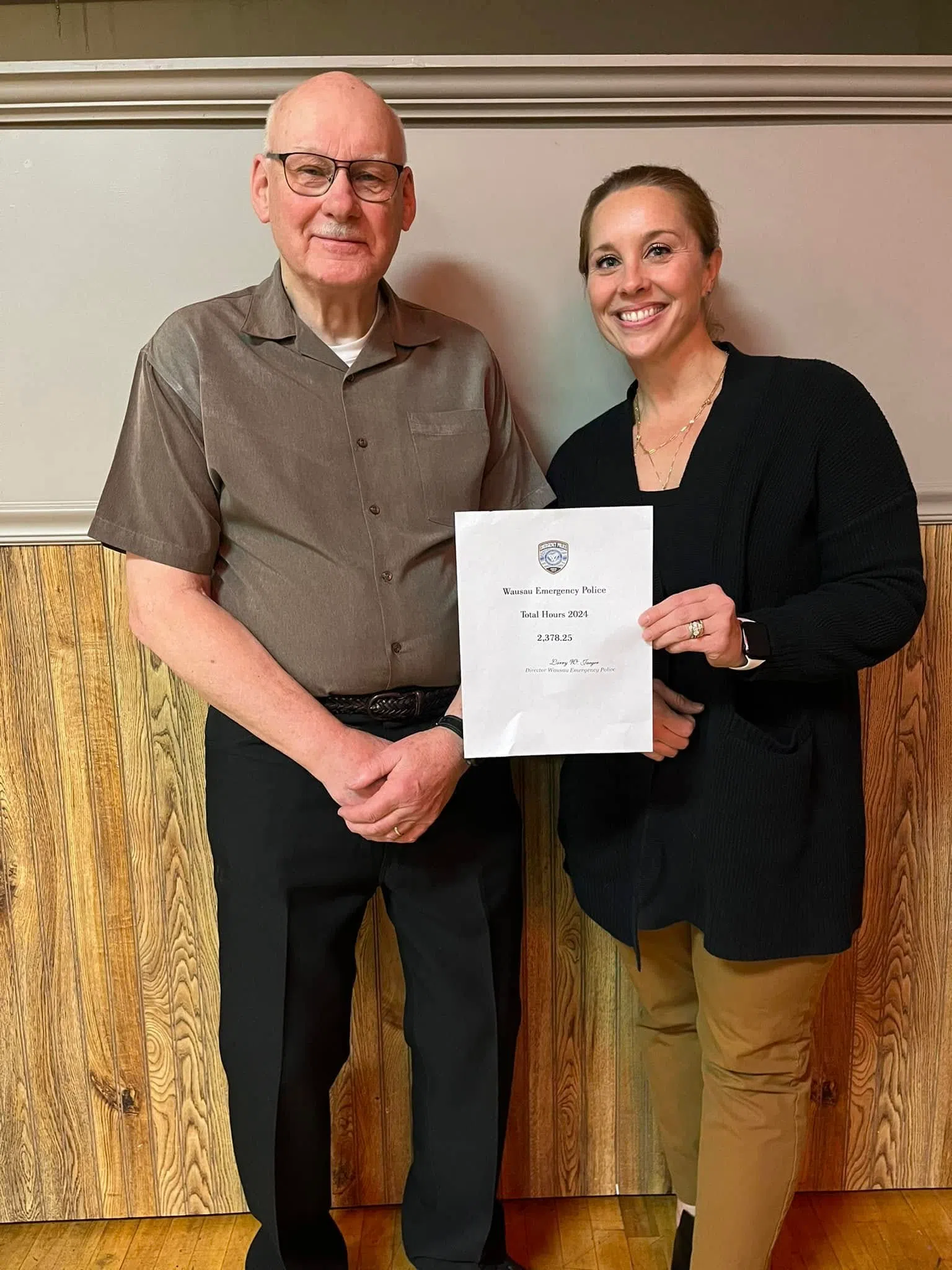 Wausau Emergency Police Auxiliary Unit Recognized for Total Hours of ...
