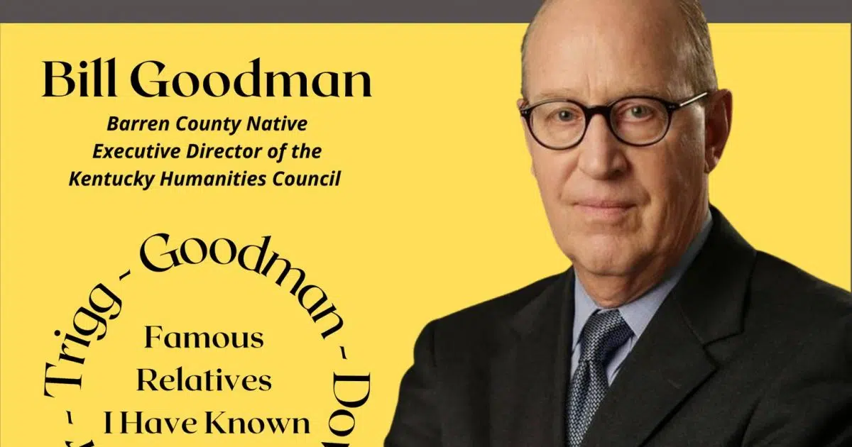 Author Bill Goodman to speak here Saturday | Glasgow News 1