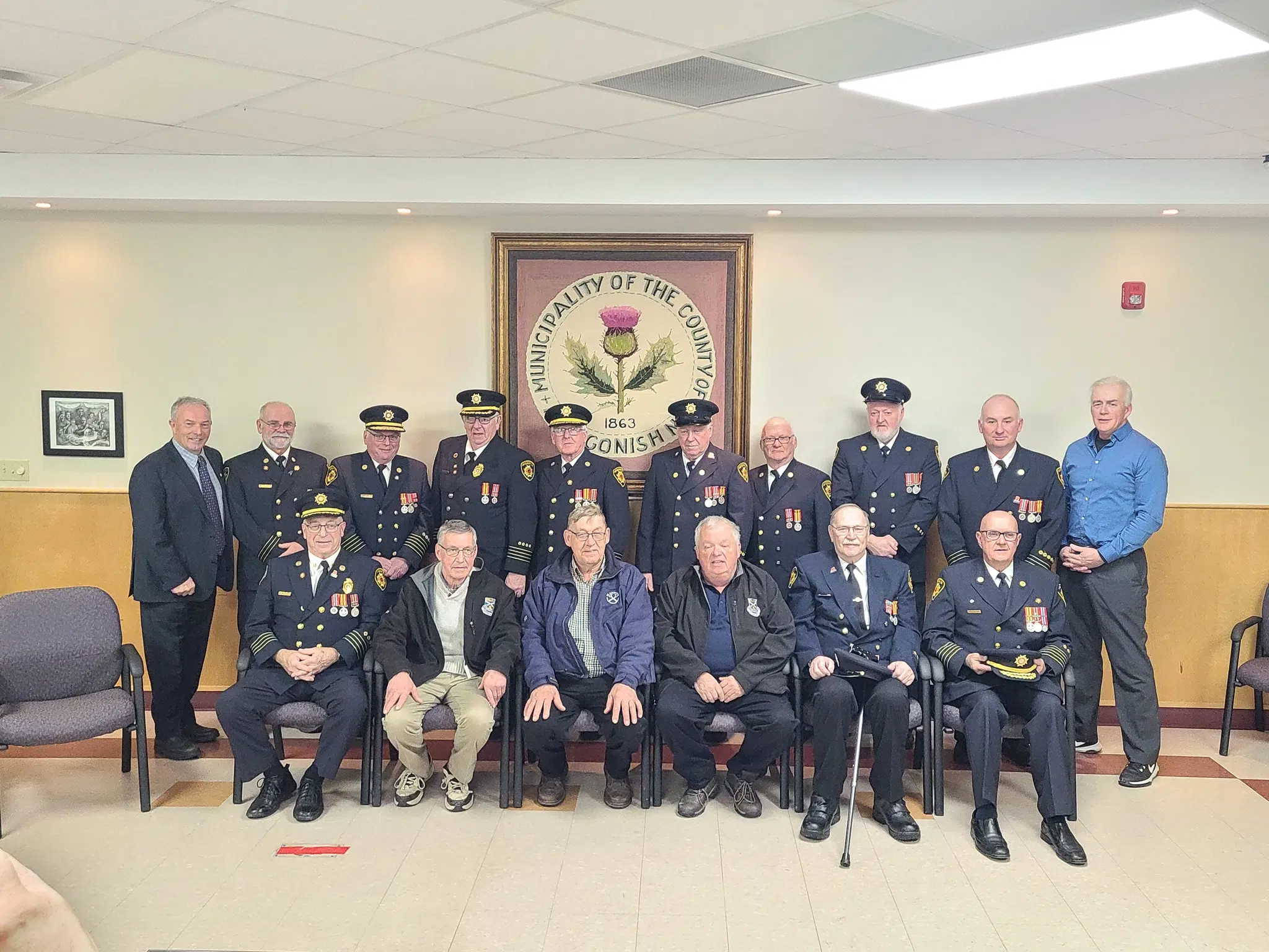 Antigonish County Firefighters Recognized with Long Service Medals | 101.5 The Hawk