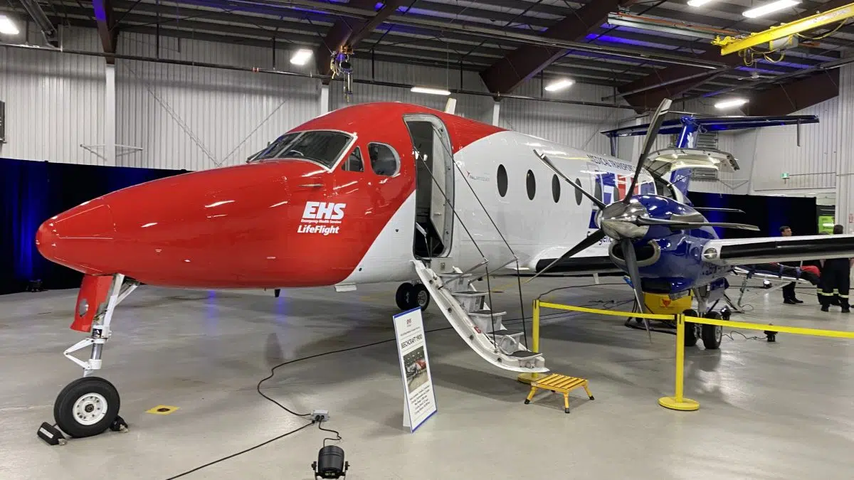Nova Scotia unveils new LifeFlight plane for non-critical care | CKBW