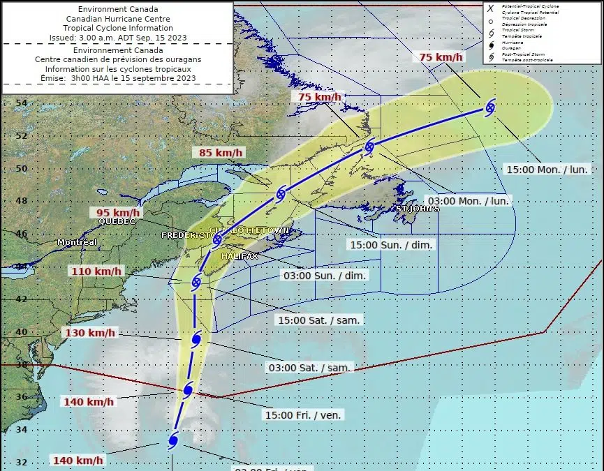 Hurricane watch for parts of N.S. as Lee approaches | Surge 105
