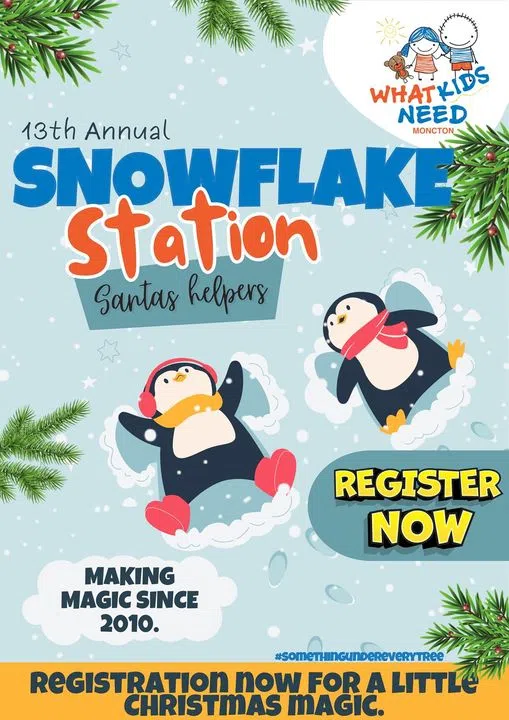 Registrations open for 13th annual Snowflake Station | 91.9 The Bend