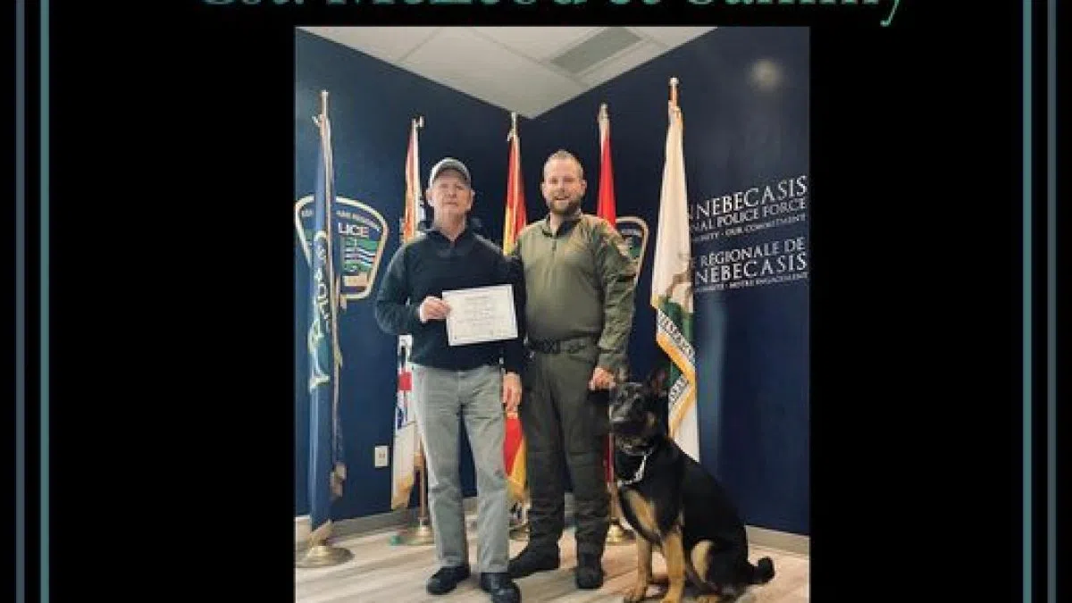 Kennebecasis Regional Police Force adds police service dog | Country 94