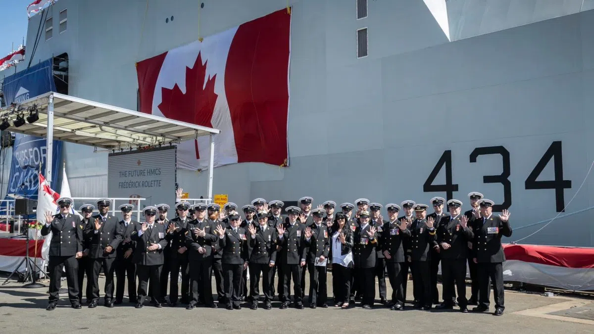 Naming ceremony for future HMCS Frédérick Rolette in Halifax | CKBW