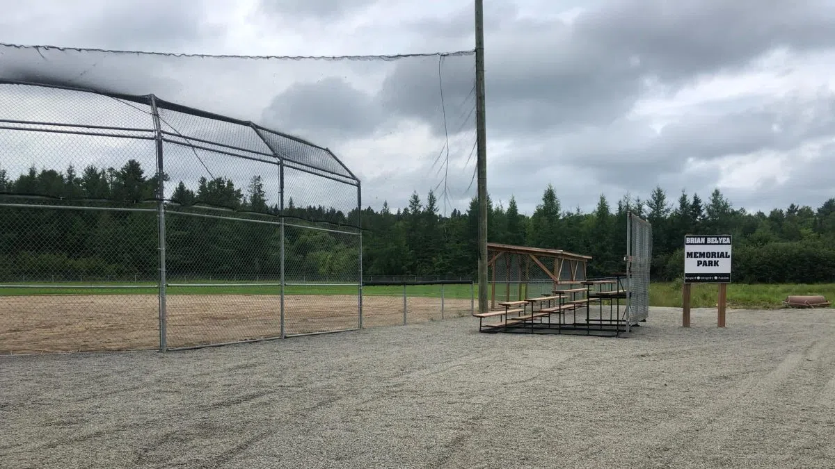Brian Belyea Memorial Ball Park set to open in St. Stephen | 97.3 The Wave