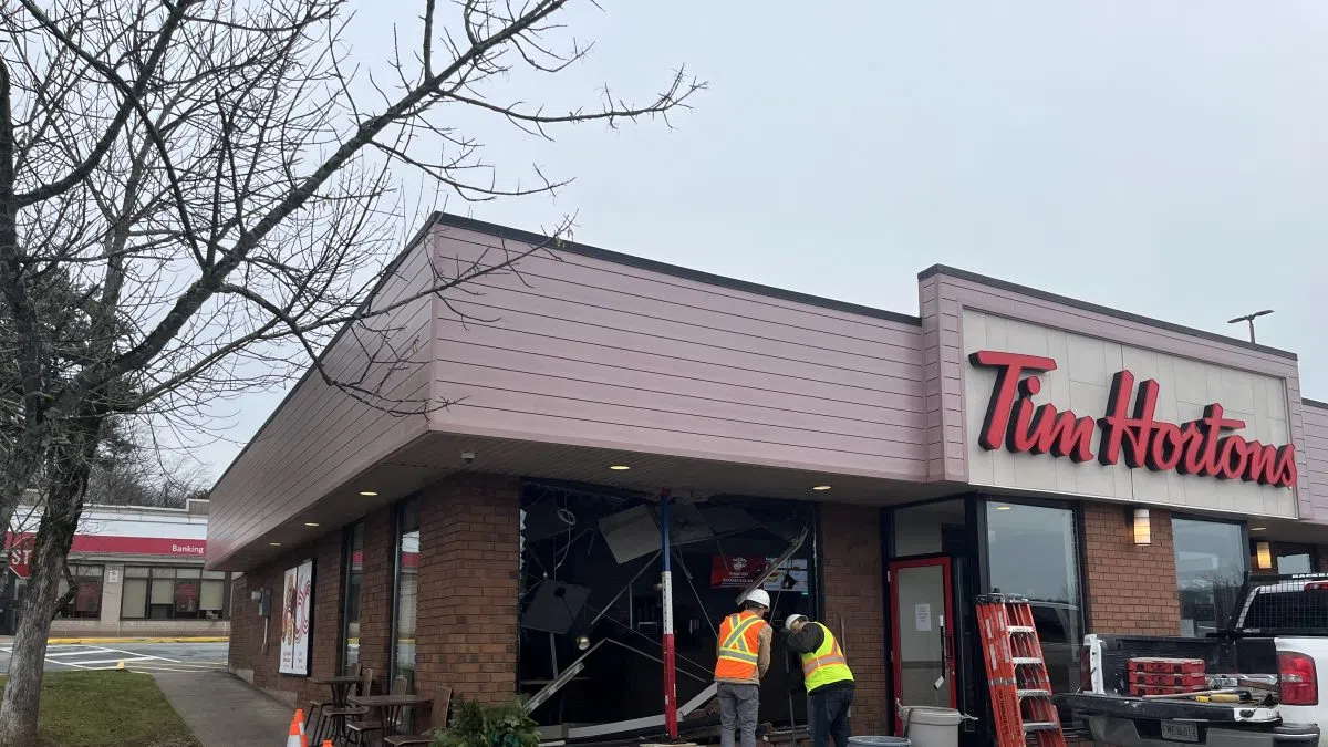 LaHave Street Tim Hortons temporarily closed after car runs into ...