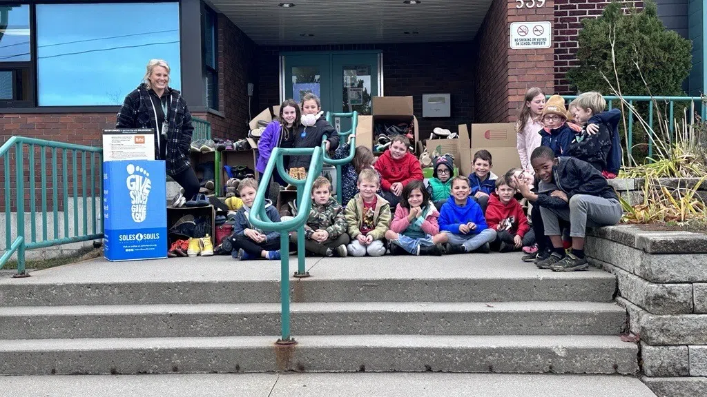 St Paul Elementary School donating 441 shoes to people in need - Acadia ...