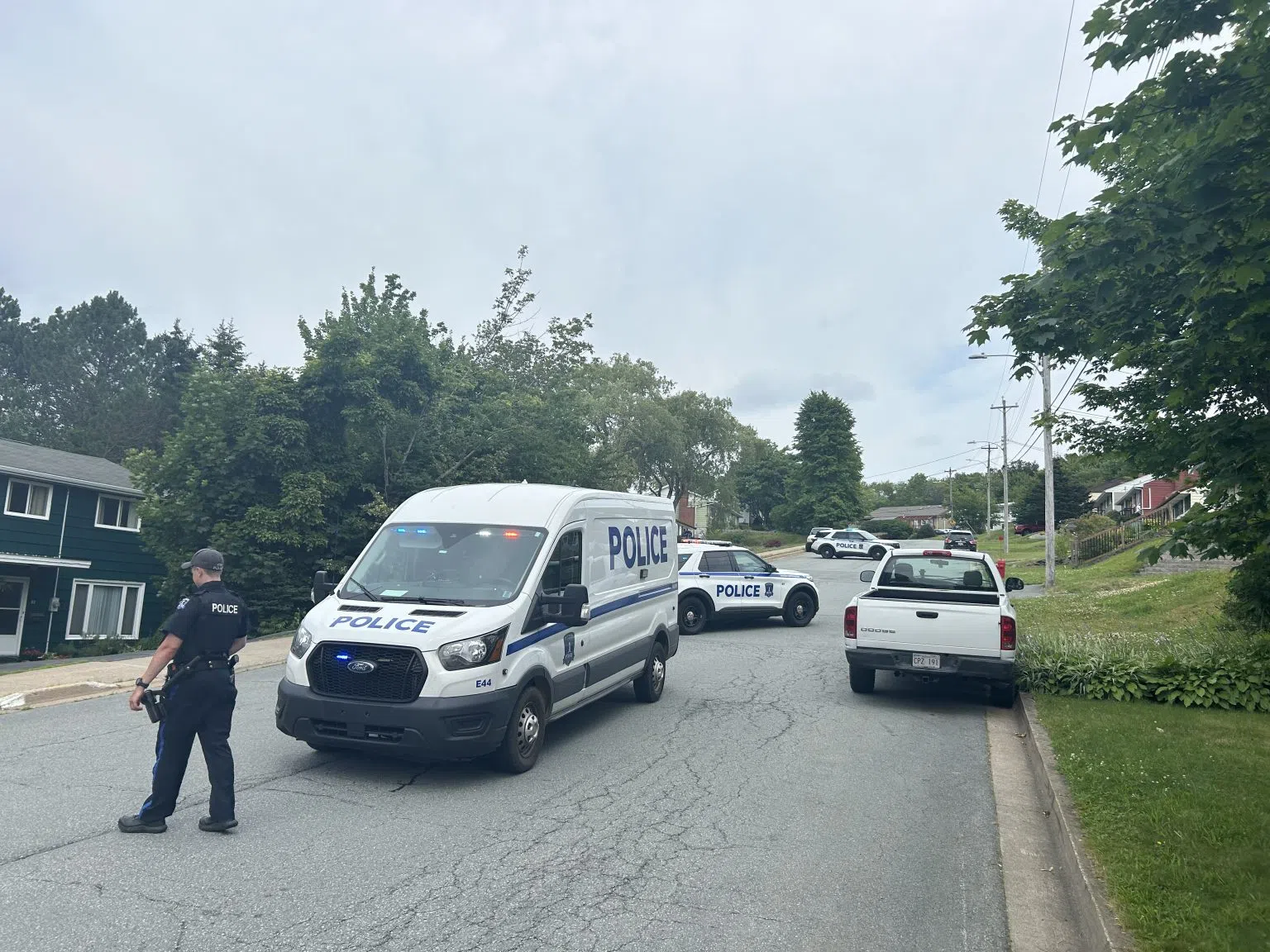 Reporter interrupted live as bomb squad detonates grenade in Halifax ...