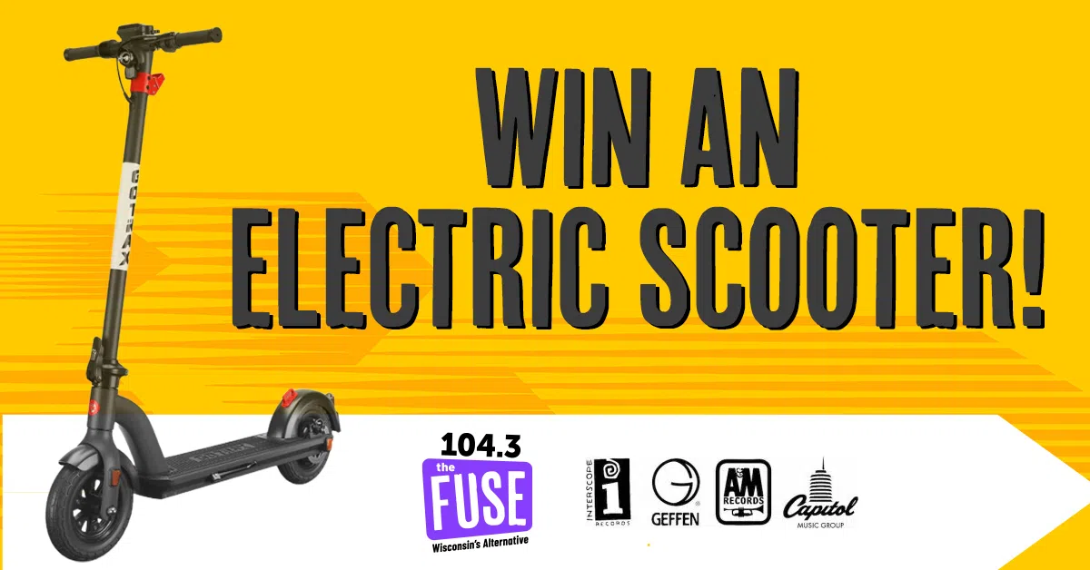 CONTEST: E-Scooter Giveaway (ENTRY PAGE) | 104.3 The Fuse