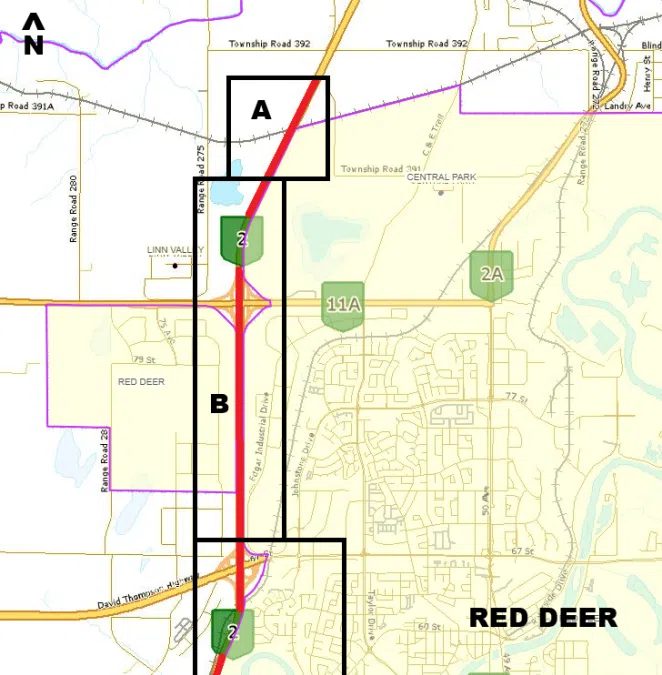 Highway 2 expansion to begin in Red Deer | 89.3 The Raven