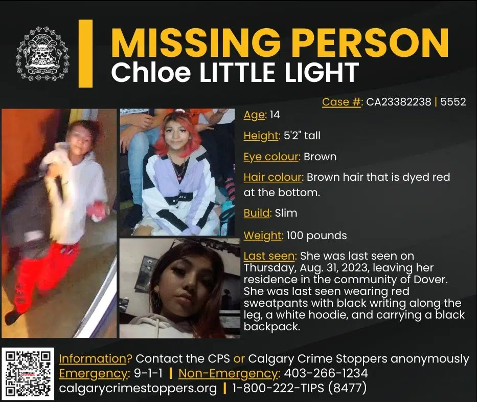 Calgary Police need the public’s help locating missing teen | CJWE ...