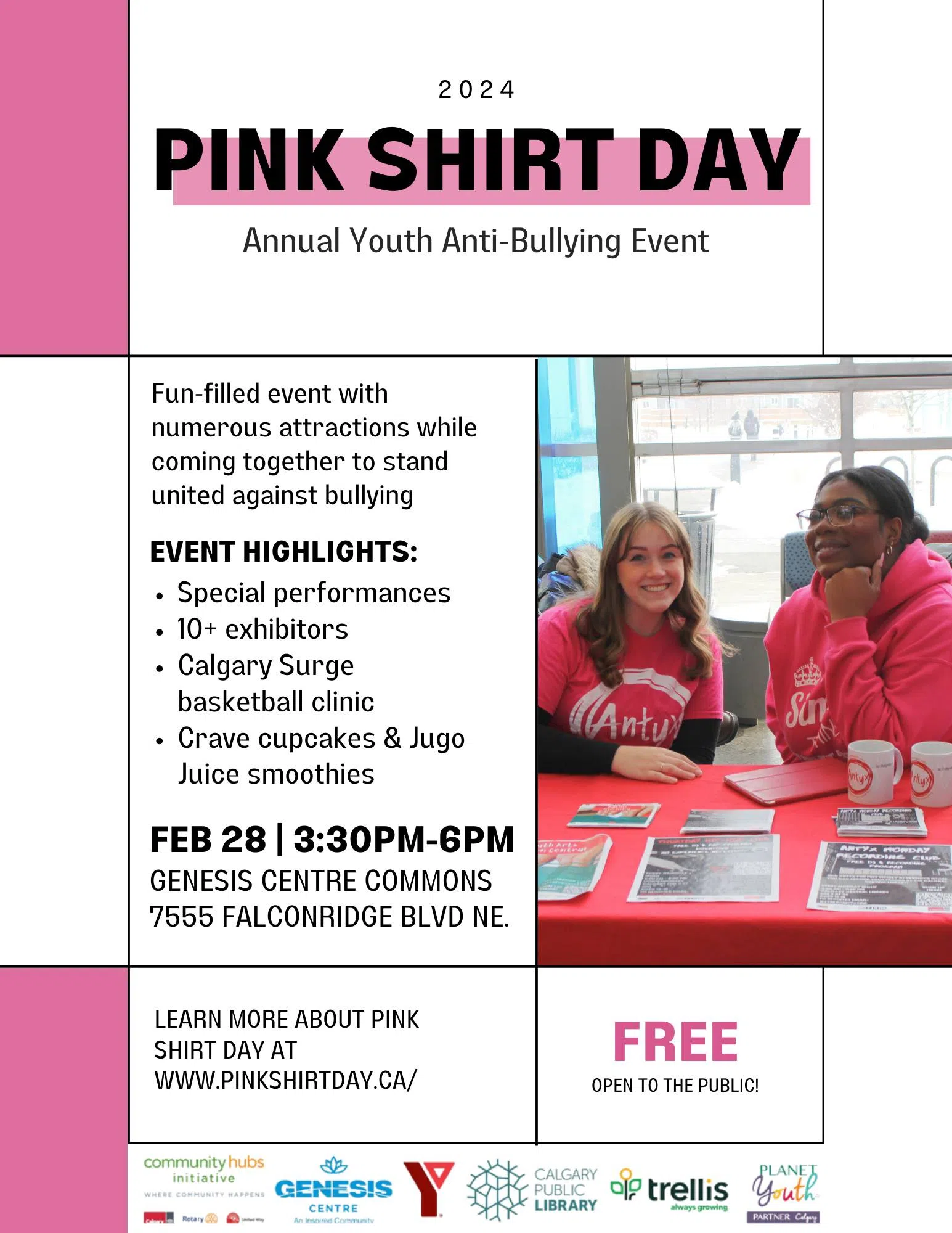 Pink Shirt Day Anti Youth Bullying Event | CJWE, Alberta's Best Country