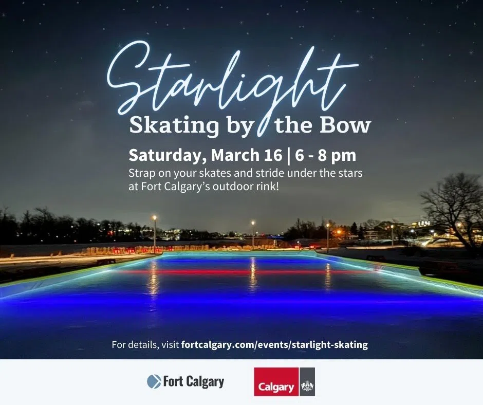 Starlight skating by the bow | CJWE, Alberta's Best Country