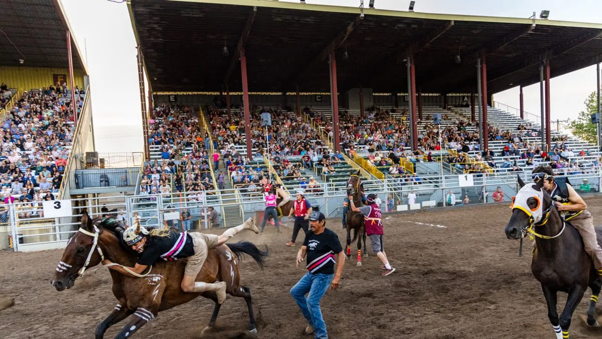 Relay racing takes center stage at Medicine Hat Stampede Grandstand ...