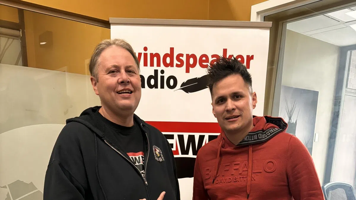 Stirling John visits CJWE Studios | CJWE, Alberta's Best Country