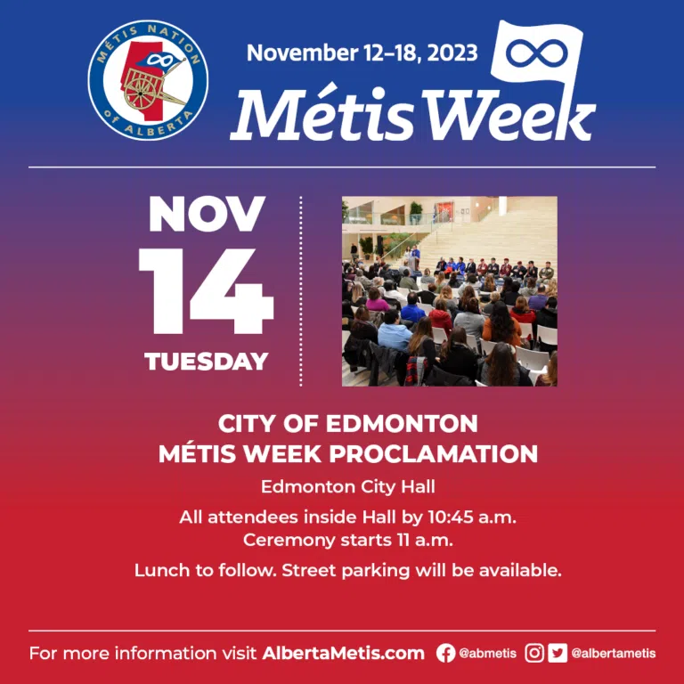 Métis Week Proclamation | CFWE Northern Alberta