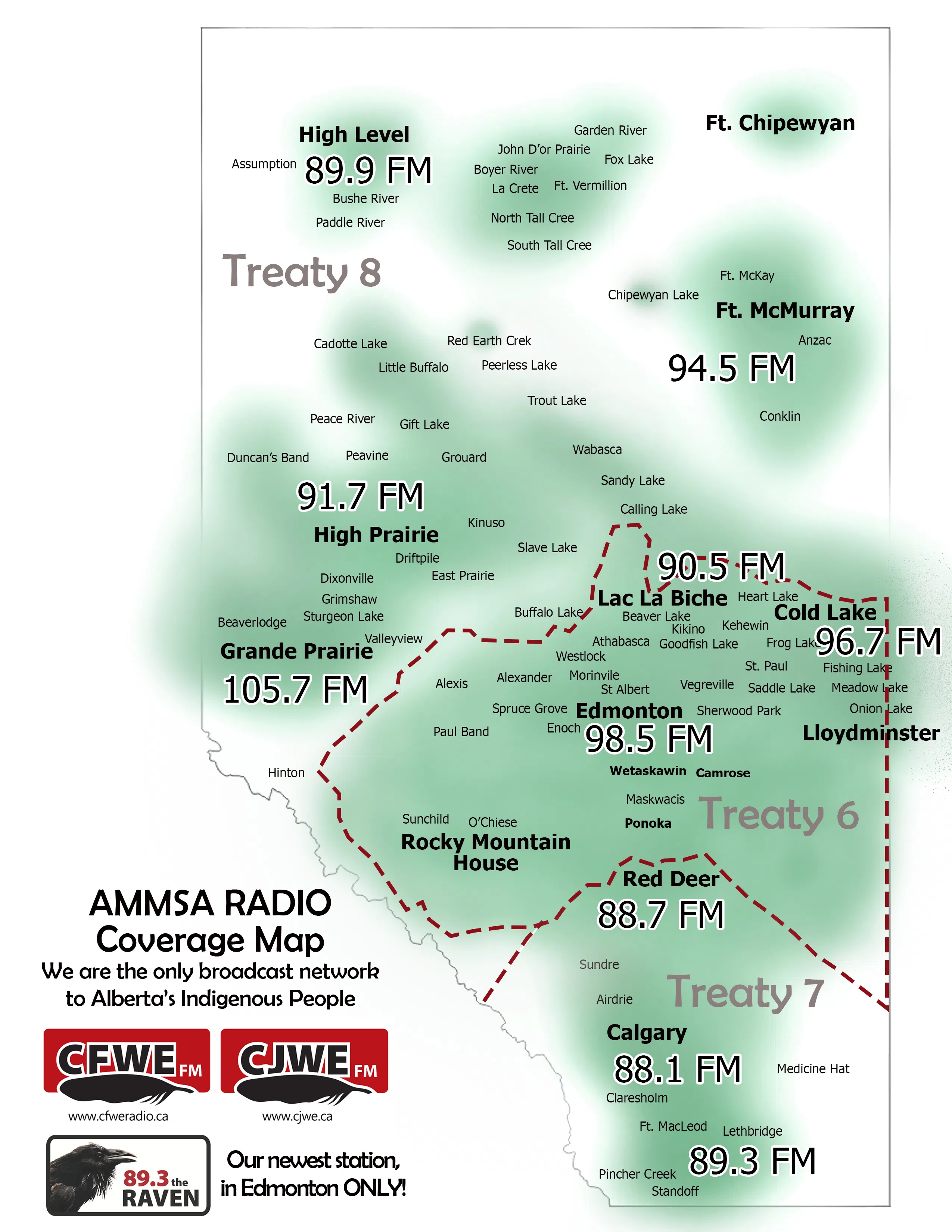 Frequency Map | CFWE FM