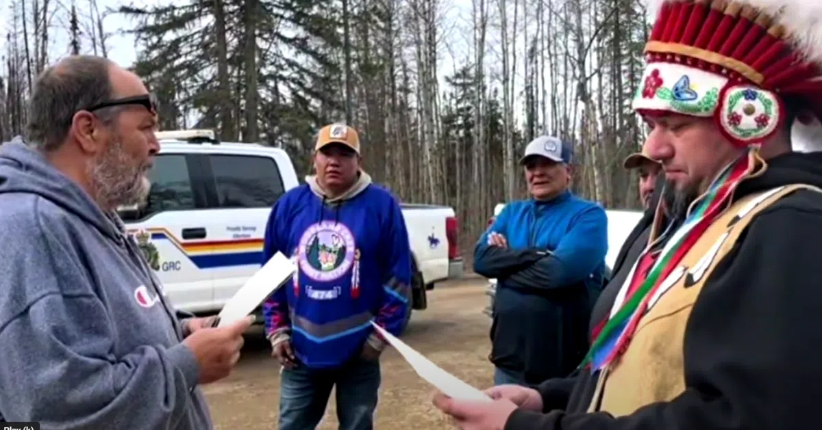 Woodland Cree First Nation served with court injunction | CFWE, Alberta ...
