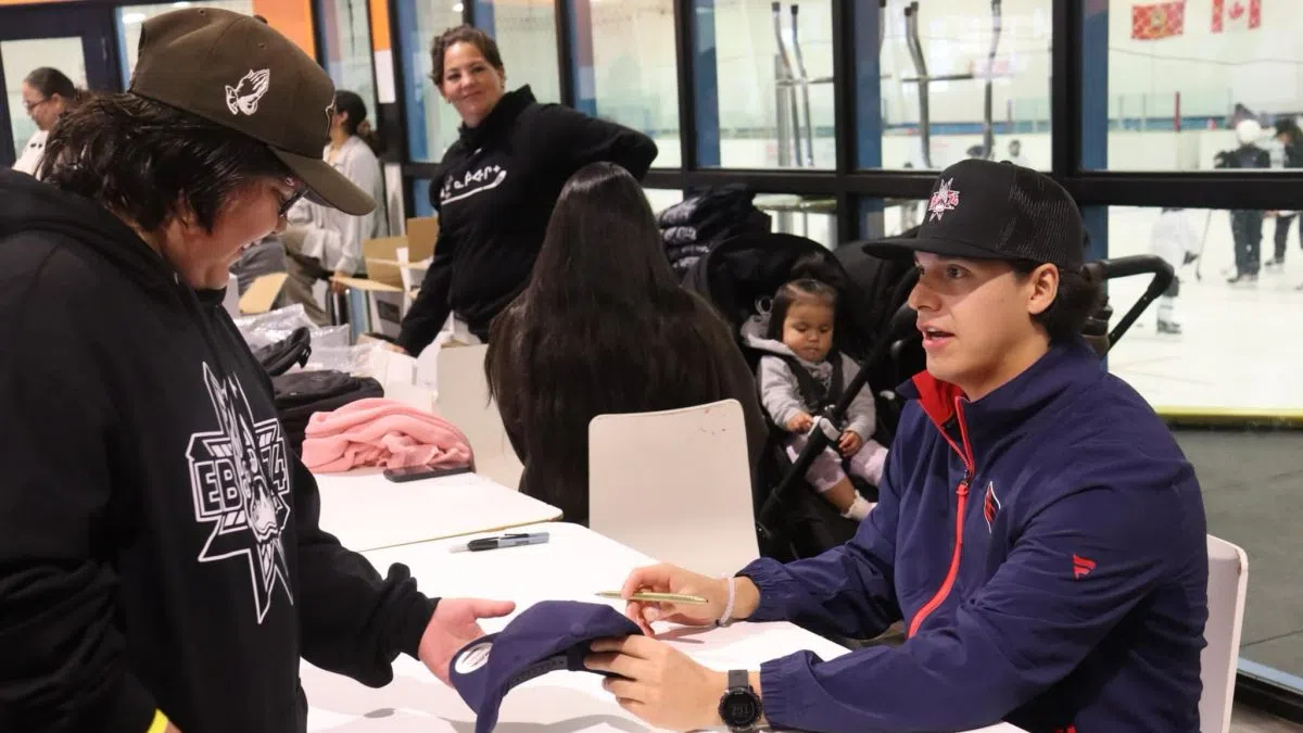 Ethan Bear visits Ermineskin Cree Nation | CFWE Northern Alberta