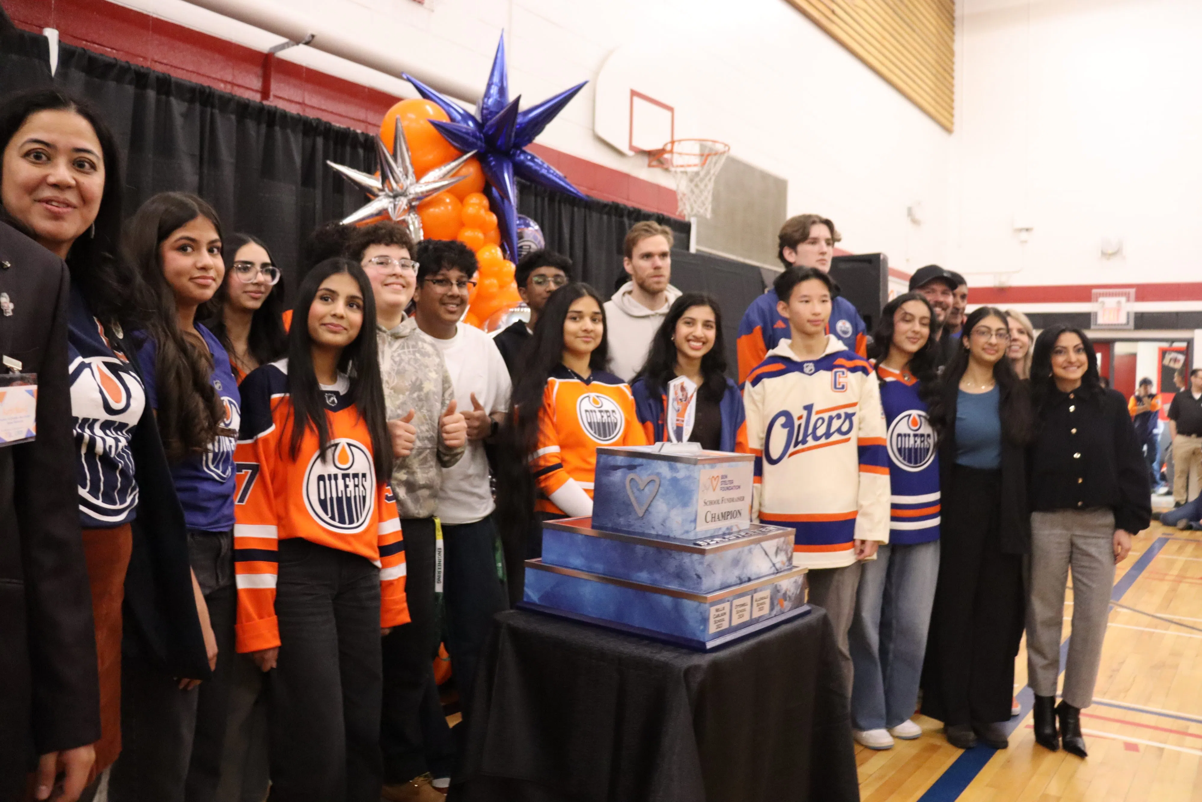 Oiler’s Hockey Star Connor McDavid drops by Allendale School in ...